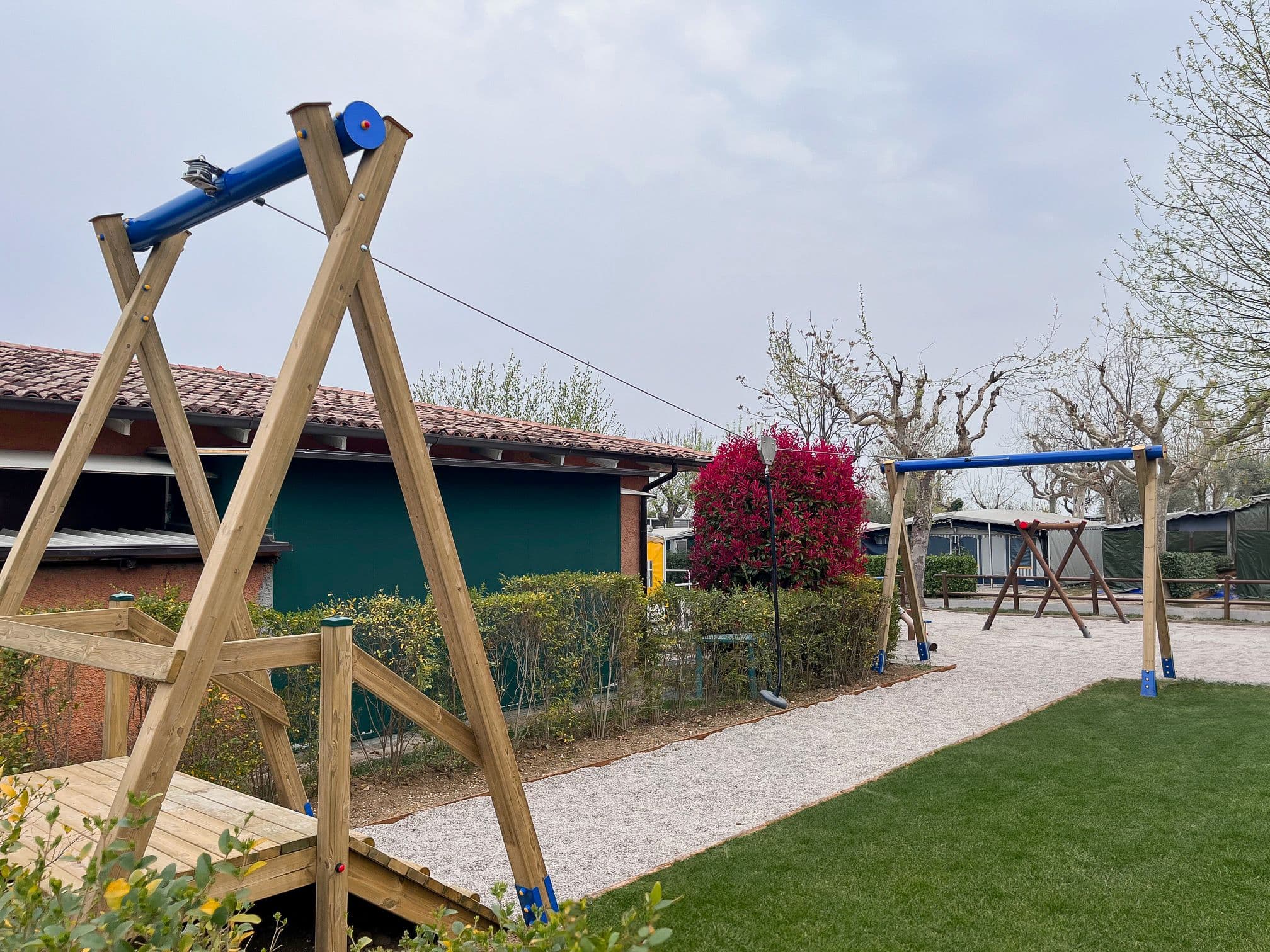 Teleferica da 25 metri in legno, il gioco di avventura perfetto per ...
